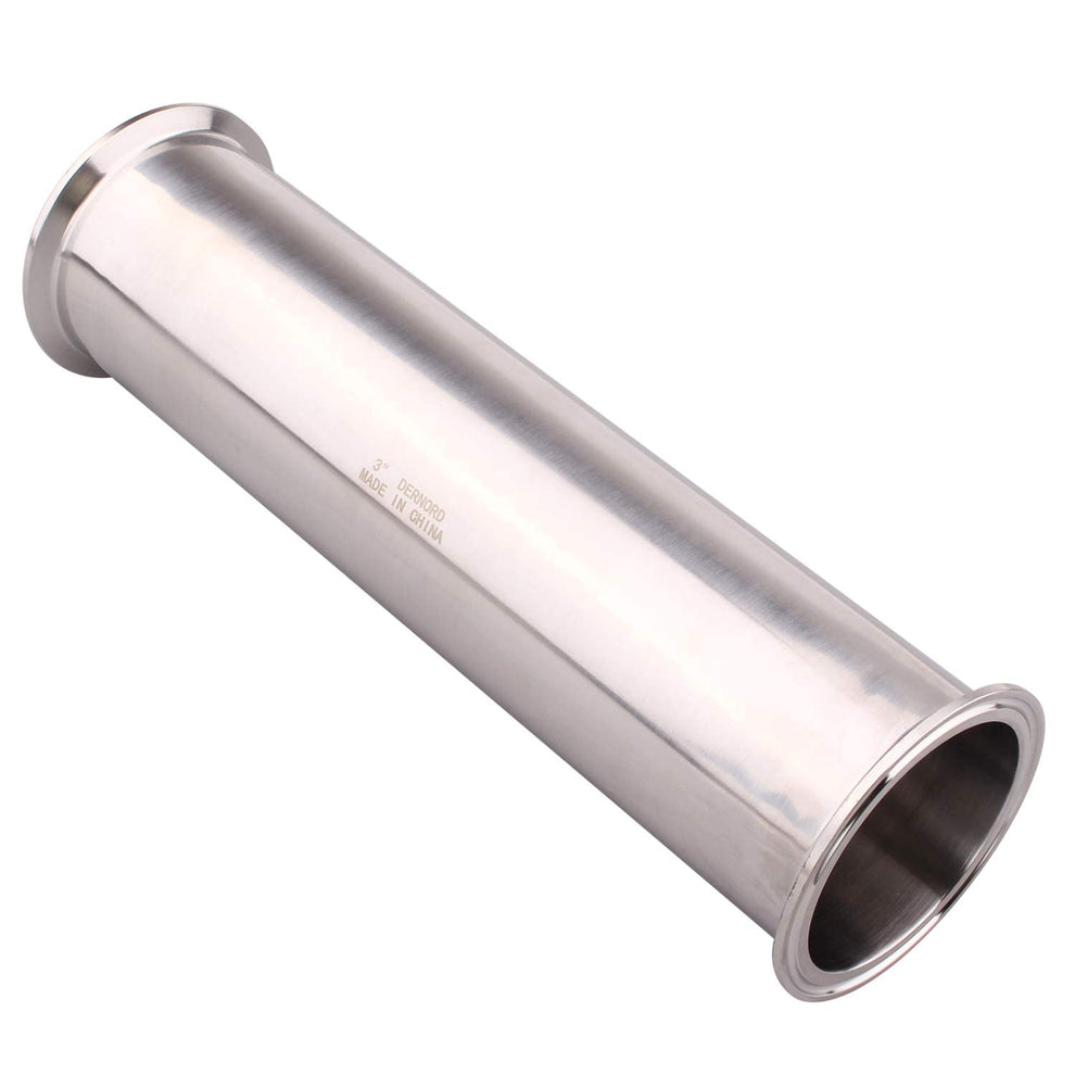 3 Inch Tri Clamp | Sanitary Spool Tube | SS 304 Seamless Round Tubing ...